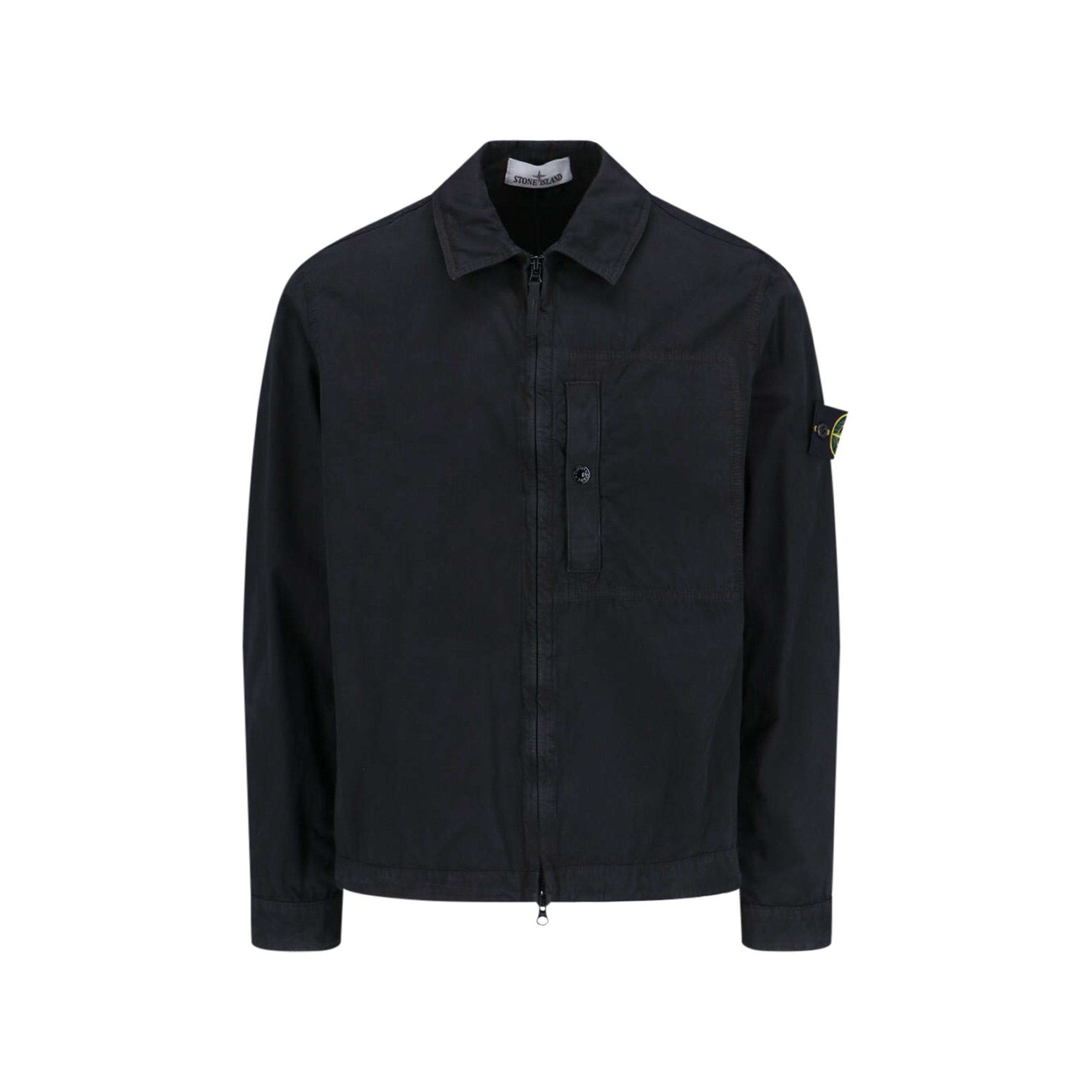 Stone Island Logo Shirt Black | K1S151200032S00WNV0129 | Laced