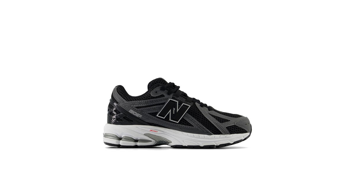 New Balance 1906R Black Team Red Castlerock GS | GC1906CJ | Laced